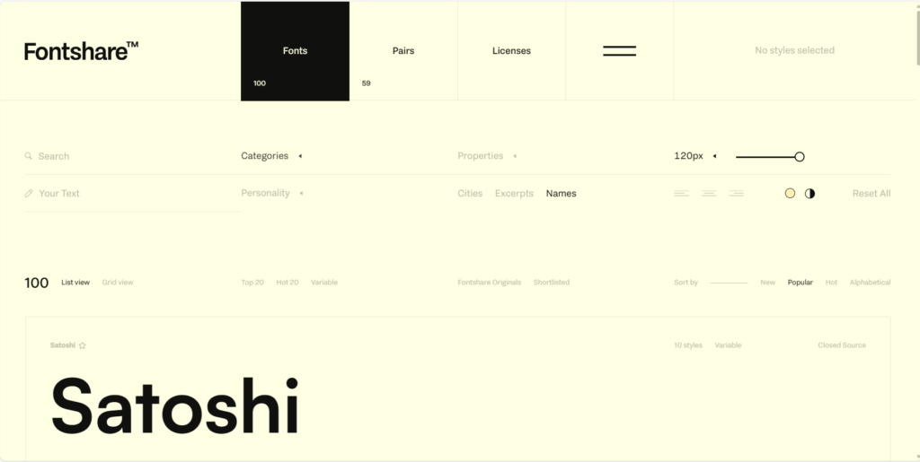 Fontshare – Mentorly